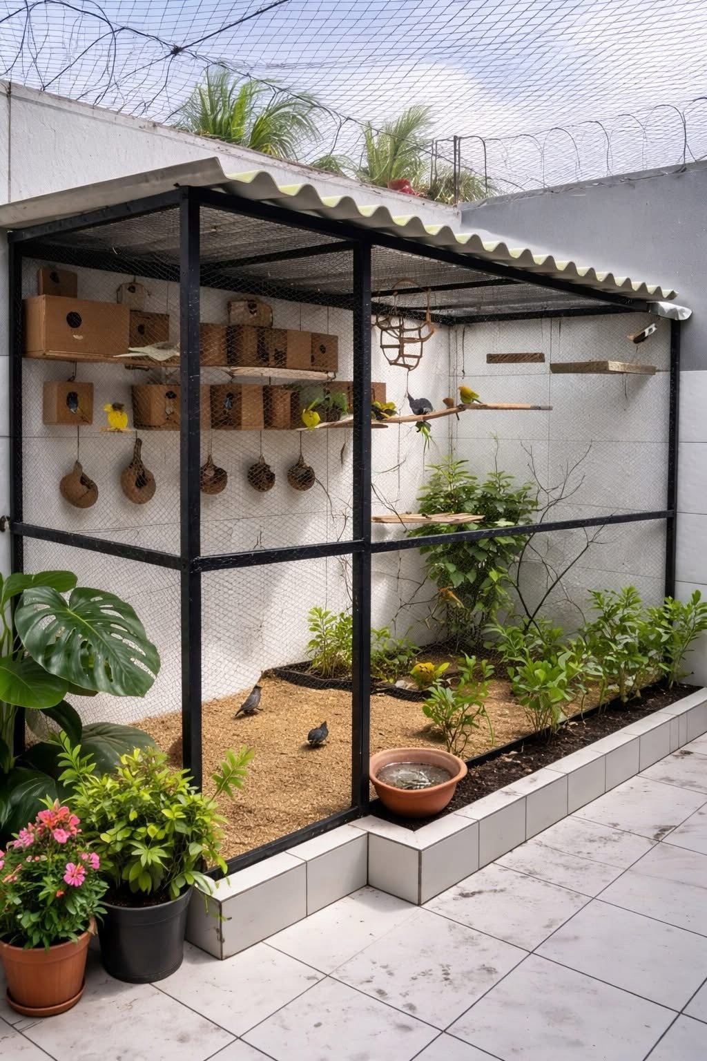 Aviary design ideas for pet birds - Shinfly
